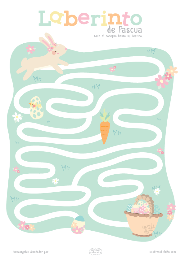 Actividades de Pascua "Descargables Gratis" - Cachivache Kids