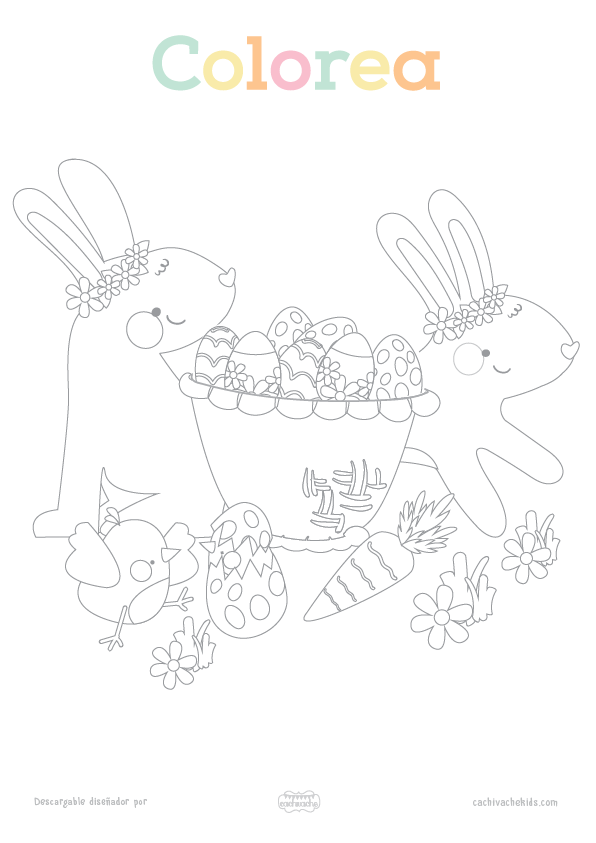 Actividades de Pascua "Descargables Gratis" - Cachivache Kids